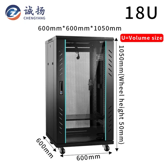 18u 600*450*1000 Server Rack Chassis Data Center Computer Room ...